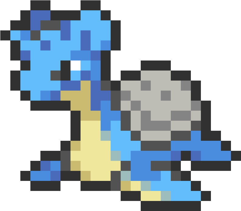 #131 Lapras Mini Sprite By Andruru - Pokemon Lapras Pixel Art ...
