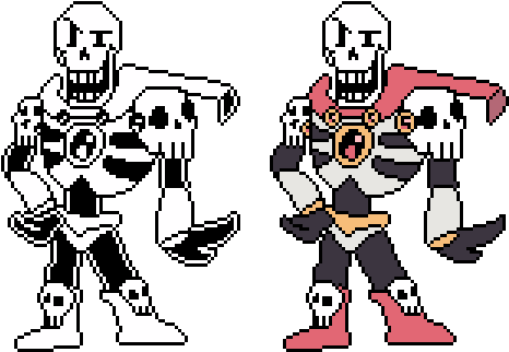 Download Transparent Download Undertale Royal Guard Battle Sprites ...