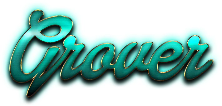 Grover Name Logo Png - Grace Name In Teal (1612x404), Png Download