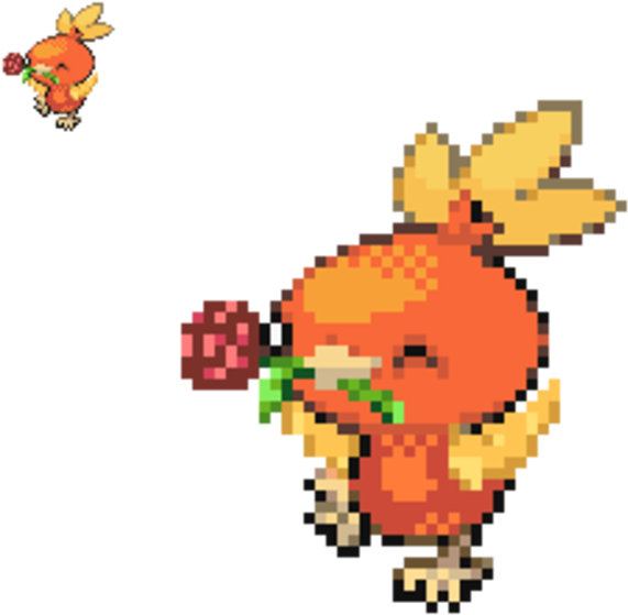 Pokemon Torchic Sprite (600x765), Png Download