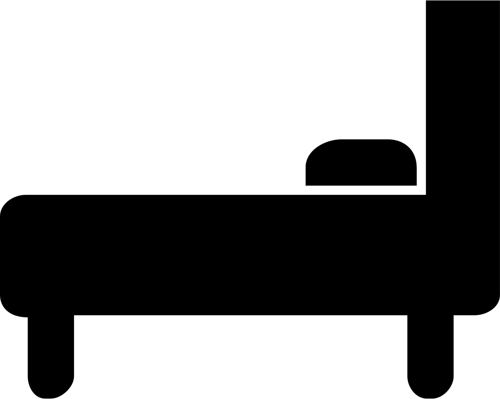 Bed Side View Png - Cartoon Bed Side View (980x782), Png Download