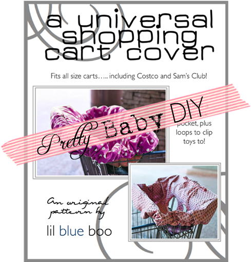 ♥ Pretty Diy - Shopping Trolley Cover Pattern (500x509), Png Download