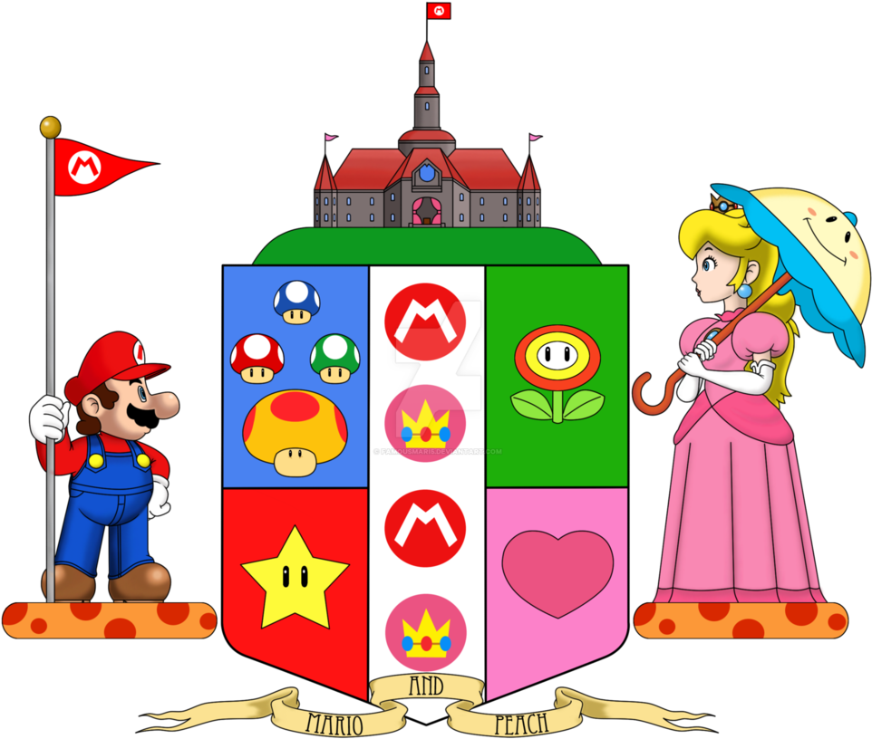 Mario And S Coat Of Arms By - Mario Coat Of Arms (967x826), Png Download