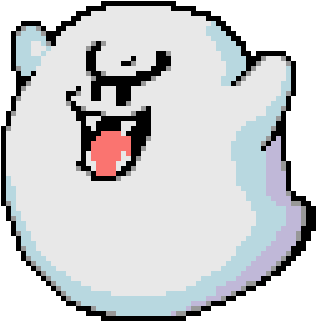 Early Big Boo Sprite From Super Princess Peach - Super Princess Peach ...