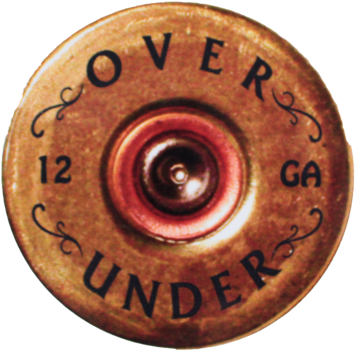 Shotgun Shell Sticker - Over Under Original Logo Stickers-shot Gun ...