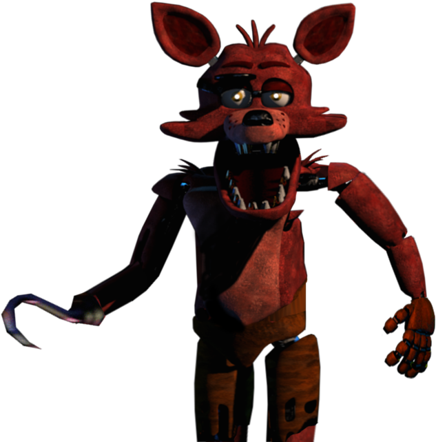 Foxy Transparent Fna Jpg Free - Fnaf 1 Animatronics Foxy (1024x640 ...