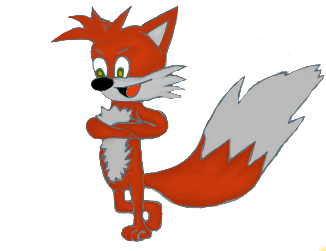 Foxy - Foxy And Tiger (1140x805), Png Download