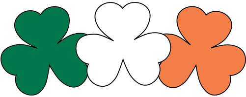 3 Clovers Irish Flag - Logo (500x500), Png Download