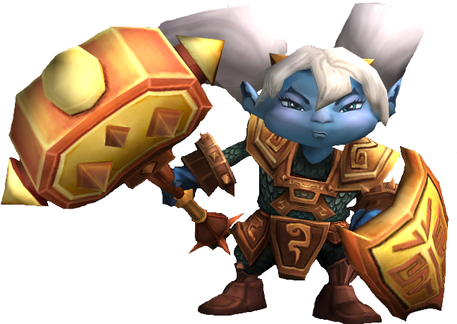 Poppy Render Old - Poppy Lol Old (688x499), Png Download