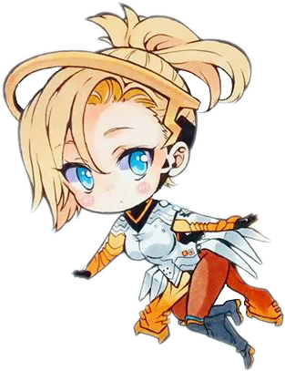 Download Report Abuse - Mercy Overwatch Chibi | Transparent PNG ...