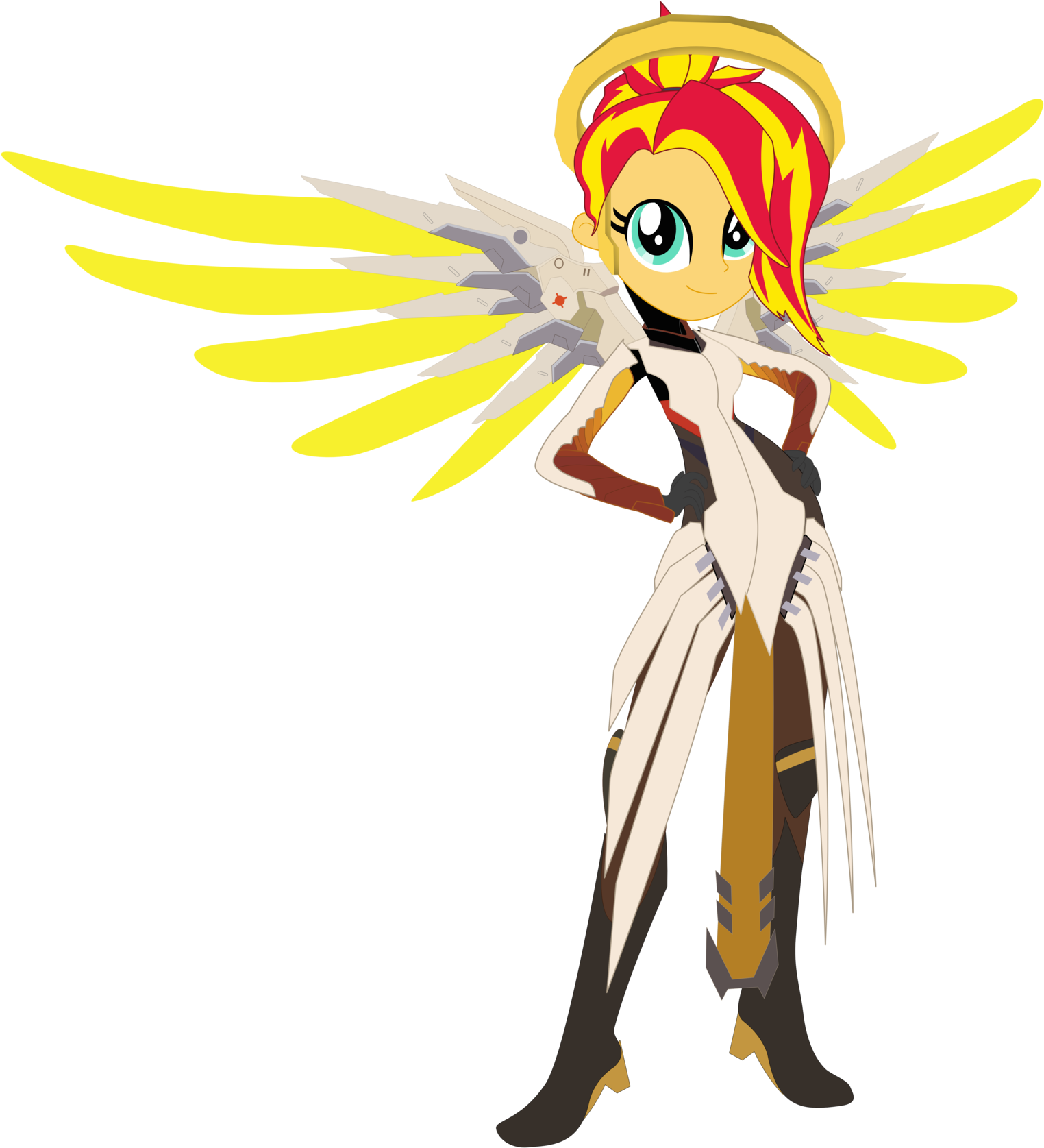 Download Posted - Overwatch Mercy Pony | Transparent PNG Download | SeekPNG