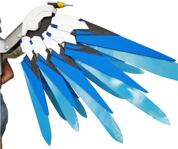 Mercy Combat Medic Ziegler Wings - Mercy Wings Overwatch Png (600x600 ...