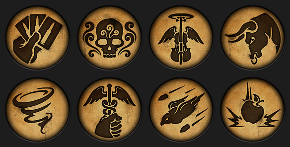 Bioshock Infinite A Sample Of The Gear Icons I Worked - Art (584x296 ...