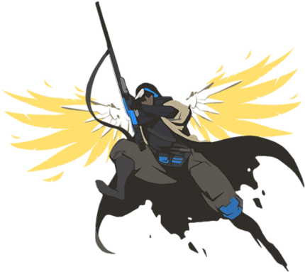 10 - Overwatch Spray Ana (500x441), Png Download