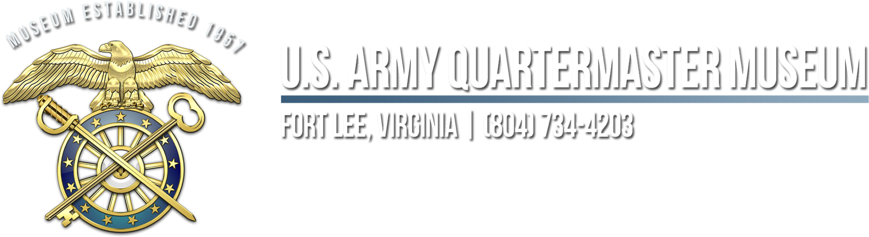 Qmm Logo - Us Army Quartermaster Museum (1768x581), Png Download