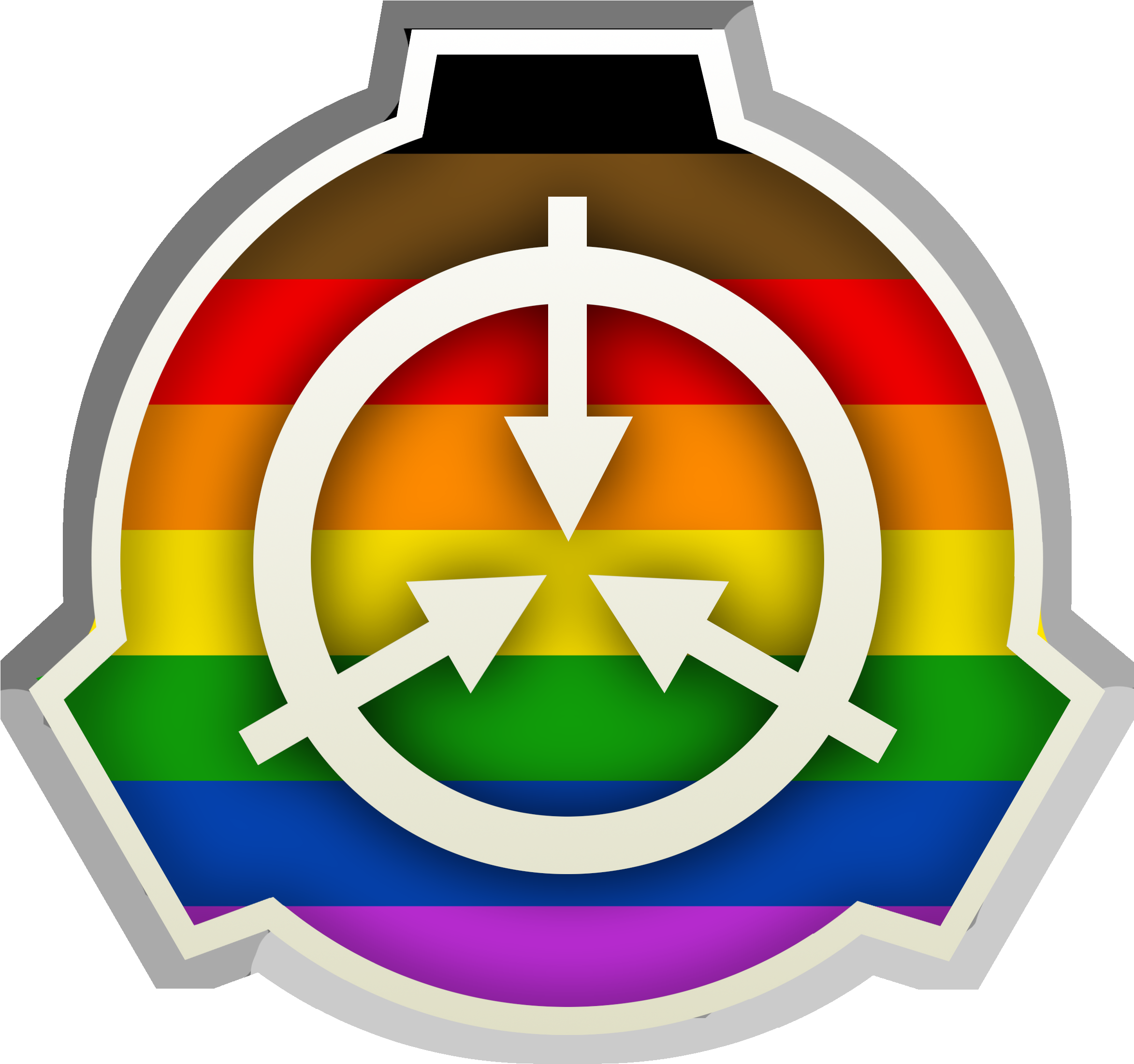 Download Dark Version - Scp Foundation Pride Logo | Transparent PNG ...