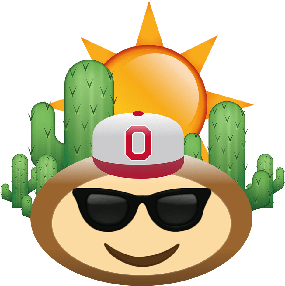 Ohio State Brutus Emoji - Brutus Buckeye (1500x1504), Png Download