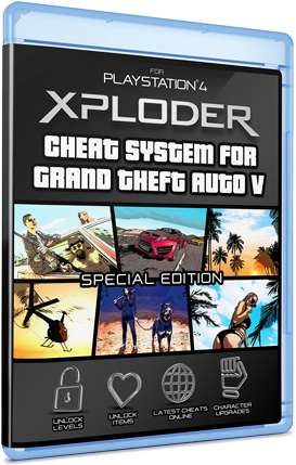 Xploder Gtav Cheats System - Xploder Cheat System For Grand Theft Auto V Ps4 (400x460), Png Download