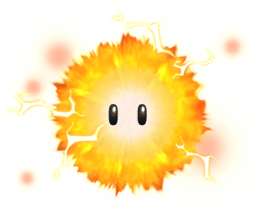 Hothead - Super Mario World Hot Head (384x320), Png Download