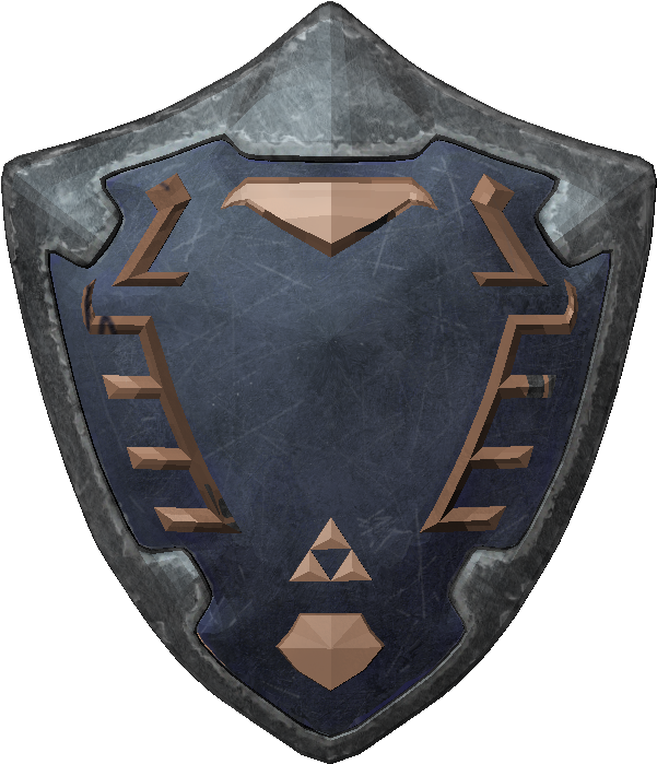 Report Rss Majora's Mask Link's Shield - Shield (1393x787), Png Download