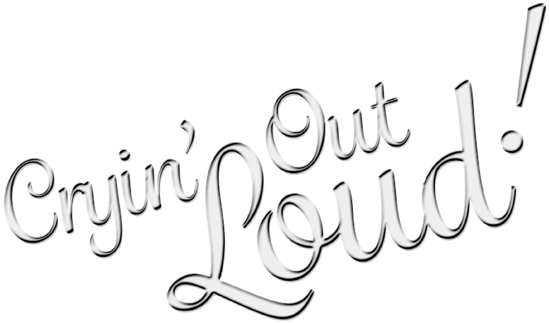 Cryin Out Loud Band Logo - Calligraphy (2860x1430), Png Download
