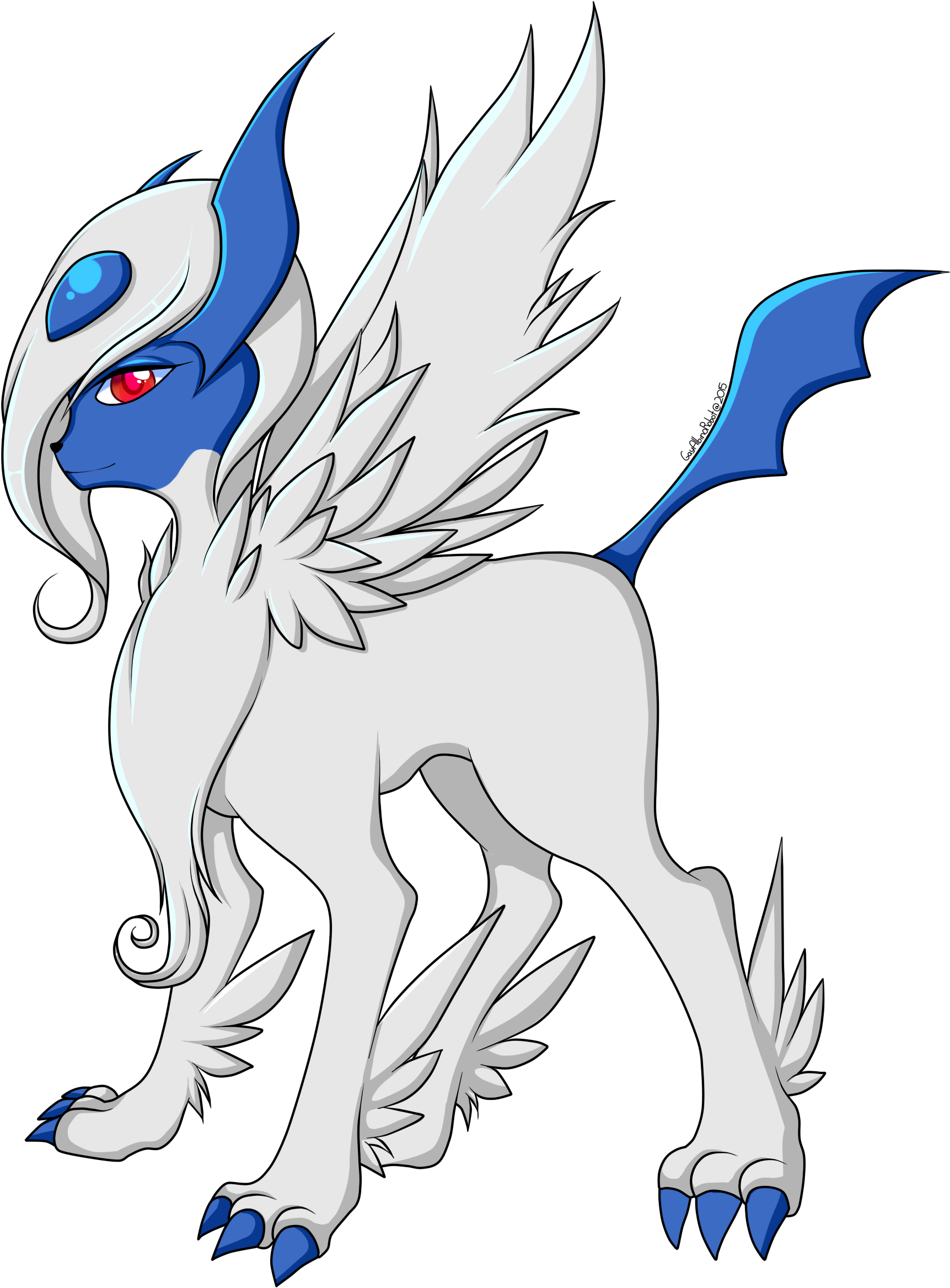 Mega Absol - Absol (1836x2425), Png Download