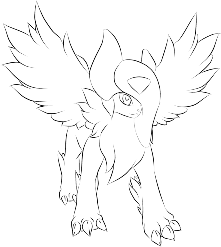 Download Absol Drawing Base Pokemon - Mega Absol Black And White ...