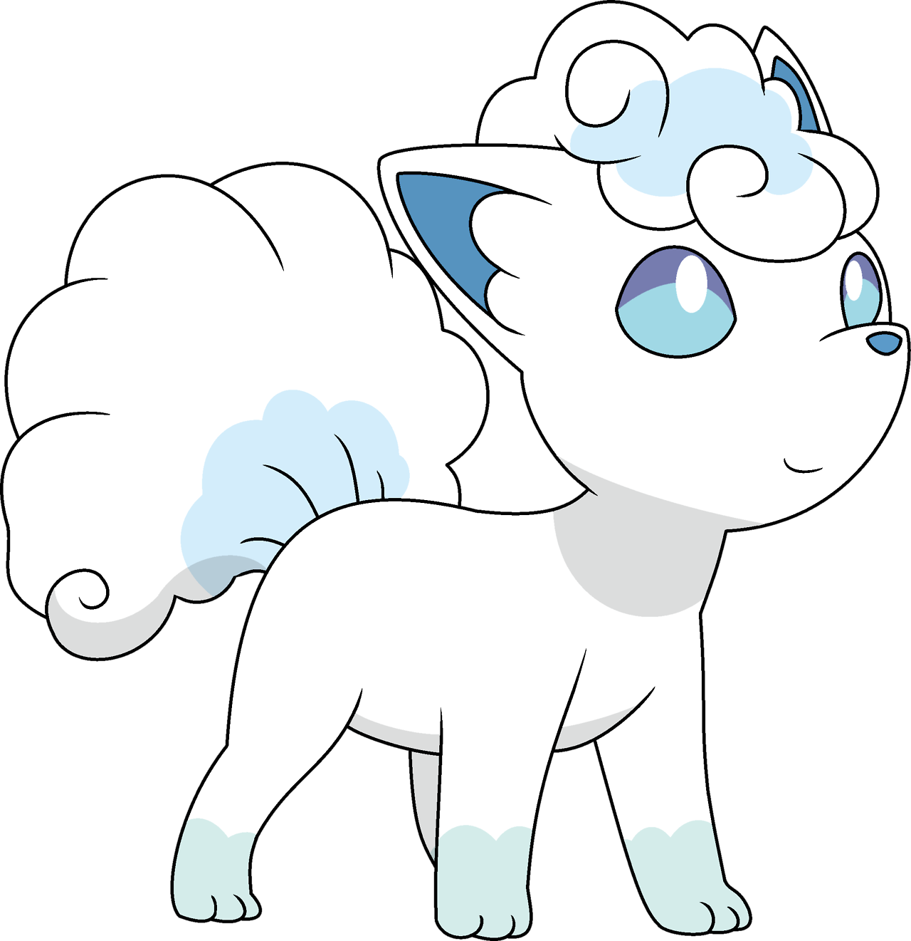 Download Pokemon Ice Type Lillie Vulpix Alola Vulpix - Cartoon ...