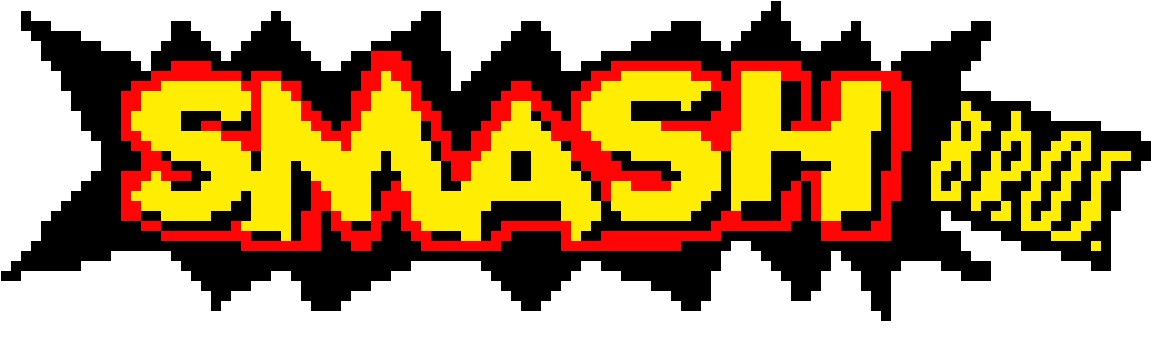 Download Smash Bros Logo - Smash Bros Logo Pixel Art | Transparent PNG ...