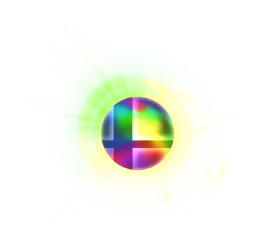 Smash Ball - Super Smash Bros Final Smash Ball (384x348), Png Download