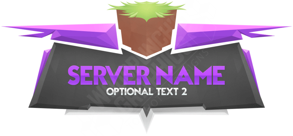 Super Crystal - Skyblock Minecraft Server Icon (1024x475), Png Download