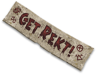 Get Rekt Recipe - Label (360x360), Png Download