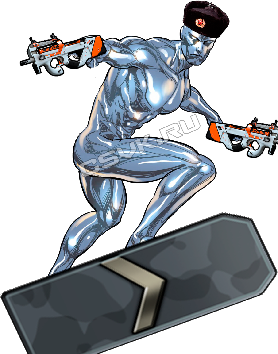 Download “silver” Surfer - “ - Memes Silver Cs Go | Transparent PNG ...