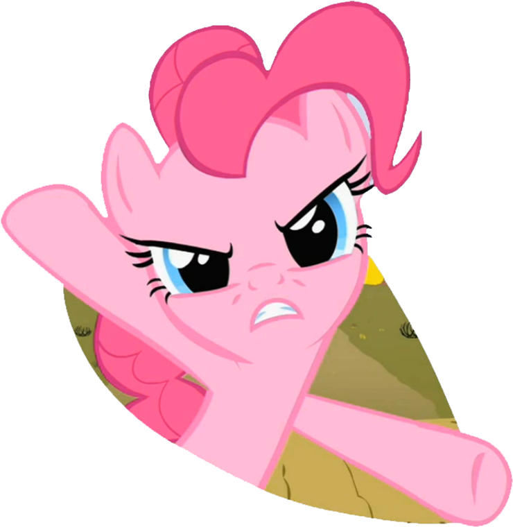 Angry Pinkie Pie - Angry Pinkie Pie Png (751x763), Png Download