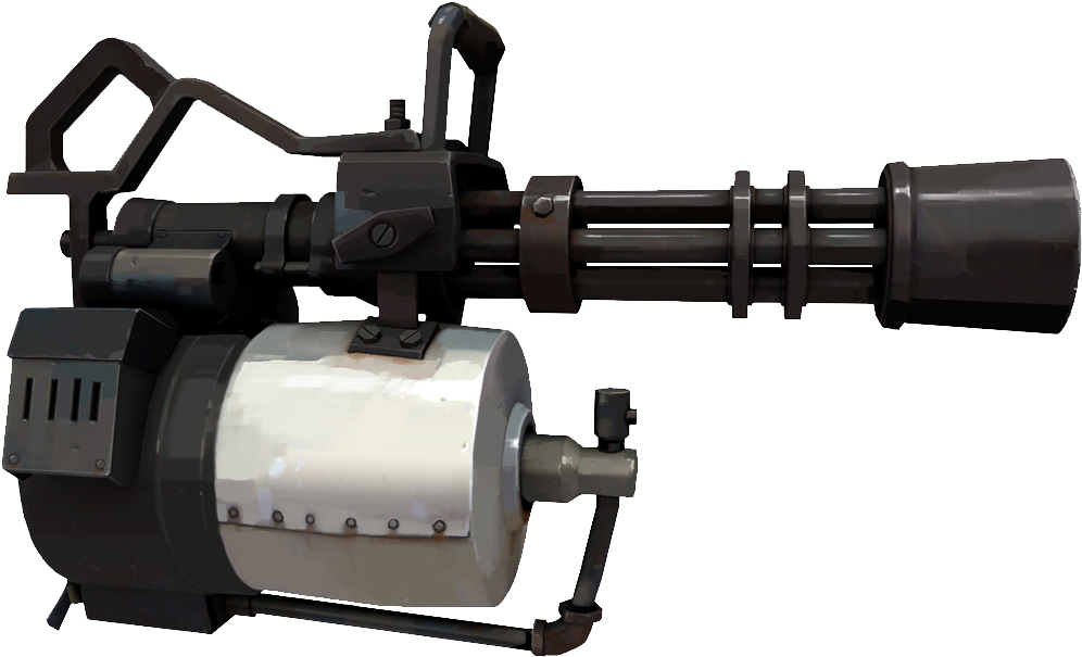 Download Minigun Drawing Post Apocalyptic - Heavy Machine Gun Tf2 ...