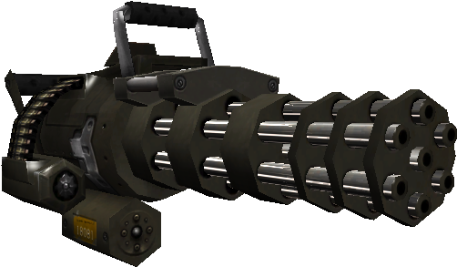 Zombie Soldier Minigun - Wiki (541x338), Png Download