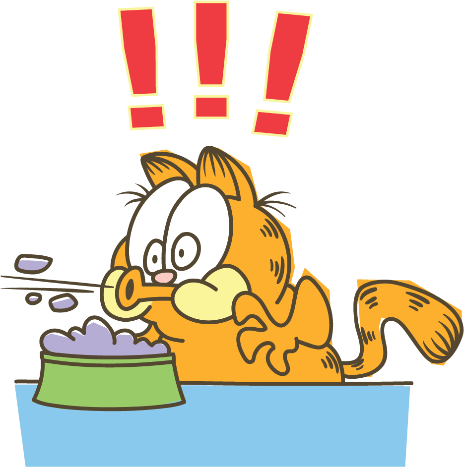 Garfield Line Stickers Bare Tree Media Png Garfield - Messaging Apps ...