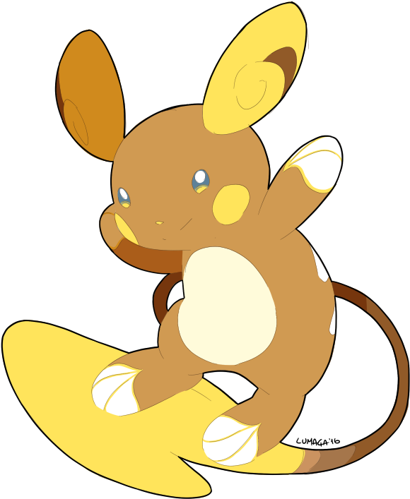 Download Alolan Raichu - Raichu | Transparent PNG Download | SeekPNG