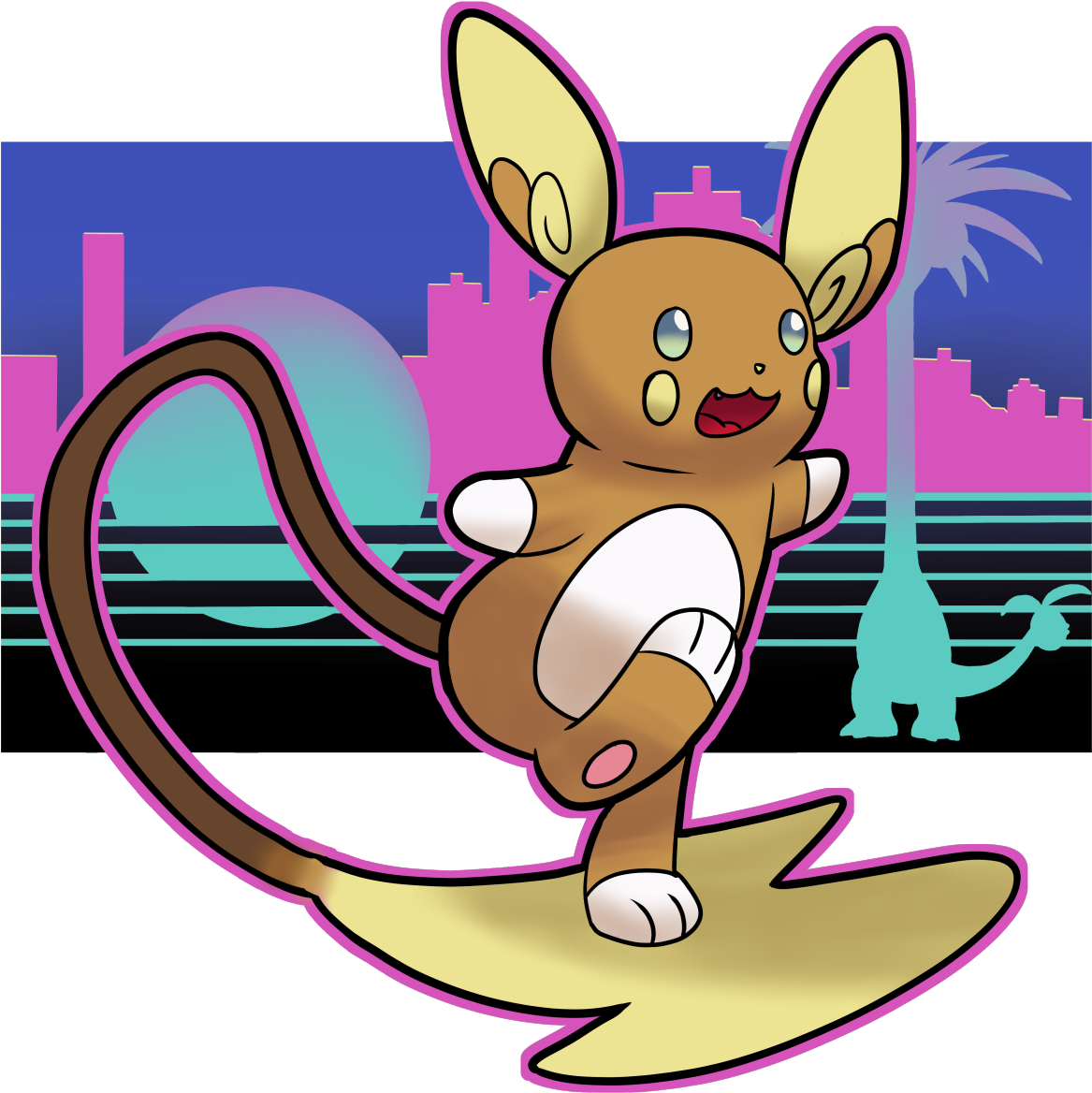 Alolan Raichu - Raichu (1280x1810), Png Download
