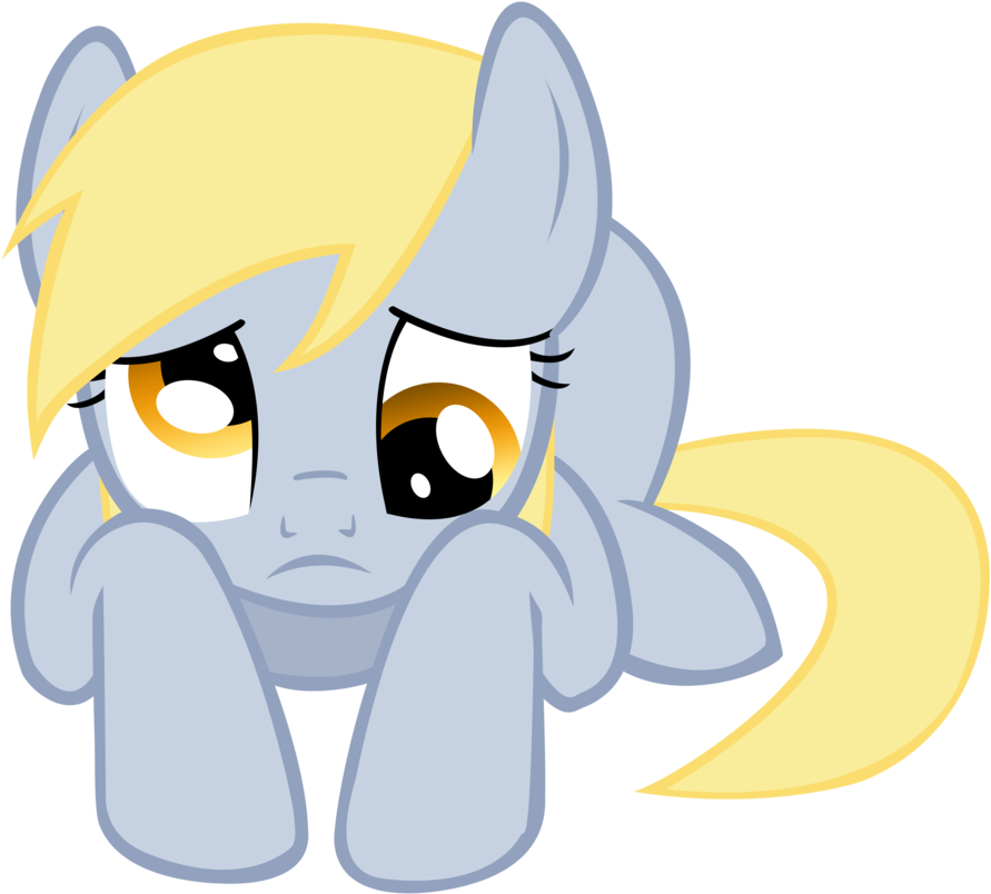 Download Derpy Confused Png Transparent Download - Mlp Derpy Sad ...