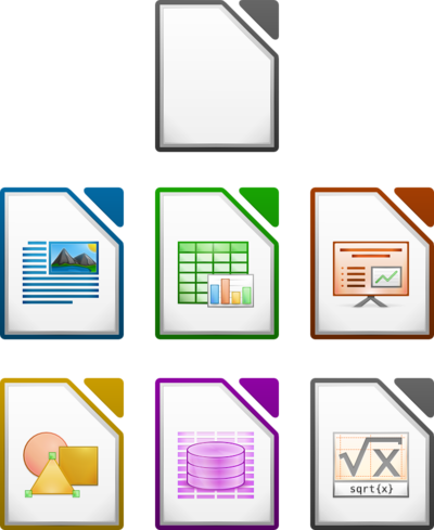 Libreoffice Icons 256 - Libreoffice Icons (400x489), Png Download