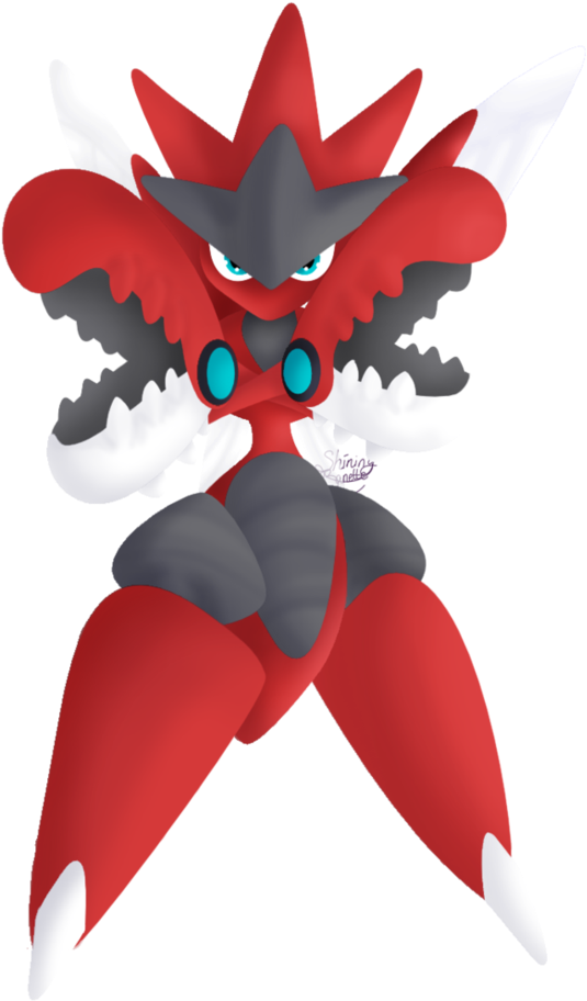 Related Wallpapers - Mega Scizor Render (856x934), Png Download