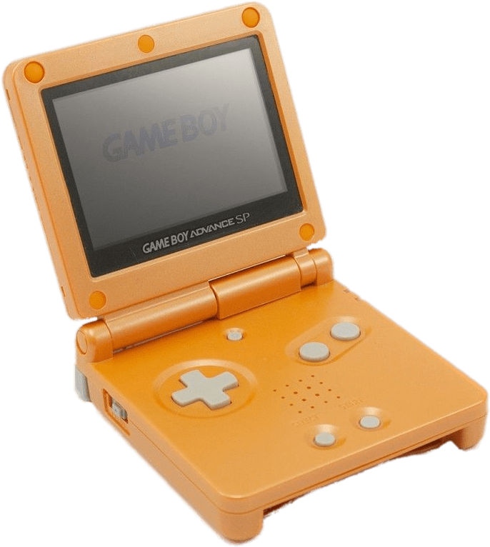 Orange Game Boy Advance Sp Png - Game Boy Advance Console Logo Png ...