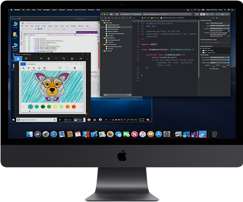 Parallels Desktop For Mac - Parallels Dark Mode (481x451), Png Download