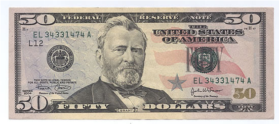 Download 50 Dollar Png Vector Stock - Fifty Dollar Bill | Transparent ...