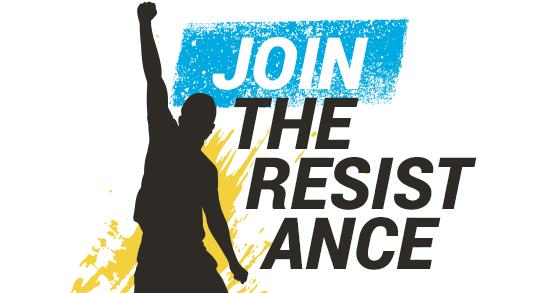 Jointheresistance - Poster (550x300), Png Download