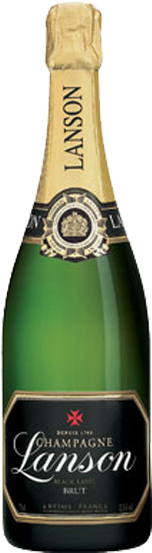 Lanson Black Label Brut Nv (312x559), Png Download