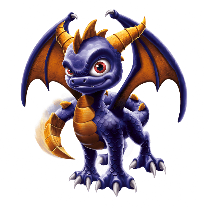 Spyro Transparent Render - Skylanders Yugioh Cards (687x701), Png Download
