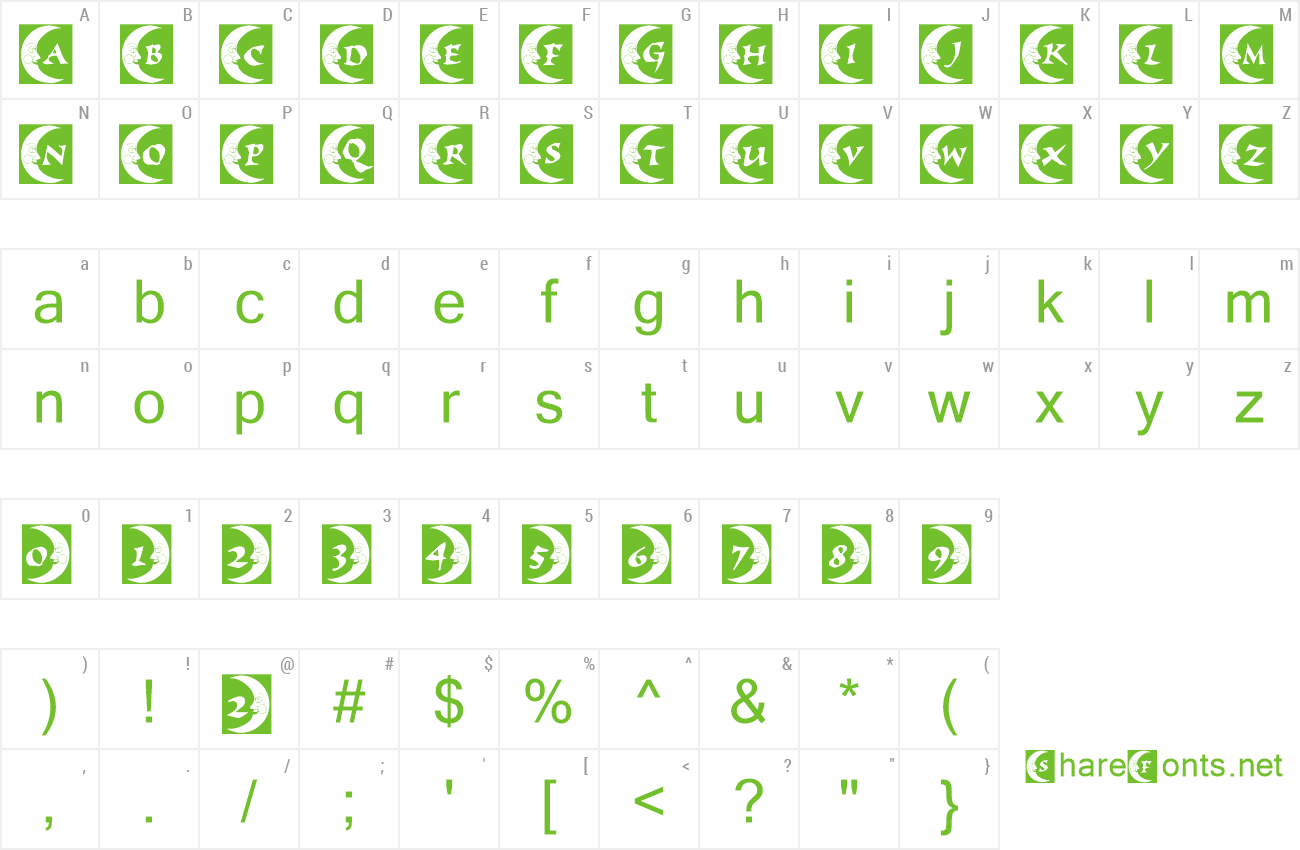 Download Moon Man Preview - Font | Transparent PNG Download | SeekPNG