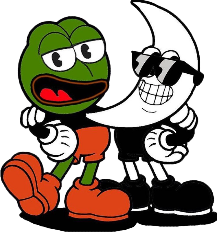 507kib, 750x808, Moonman - Mii Qr Codes Cuphead (750x808), Png Download